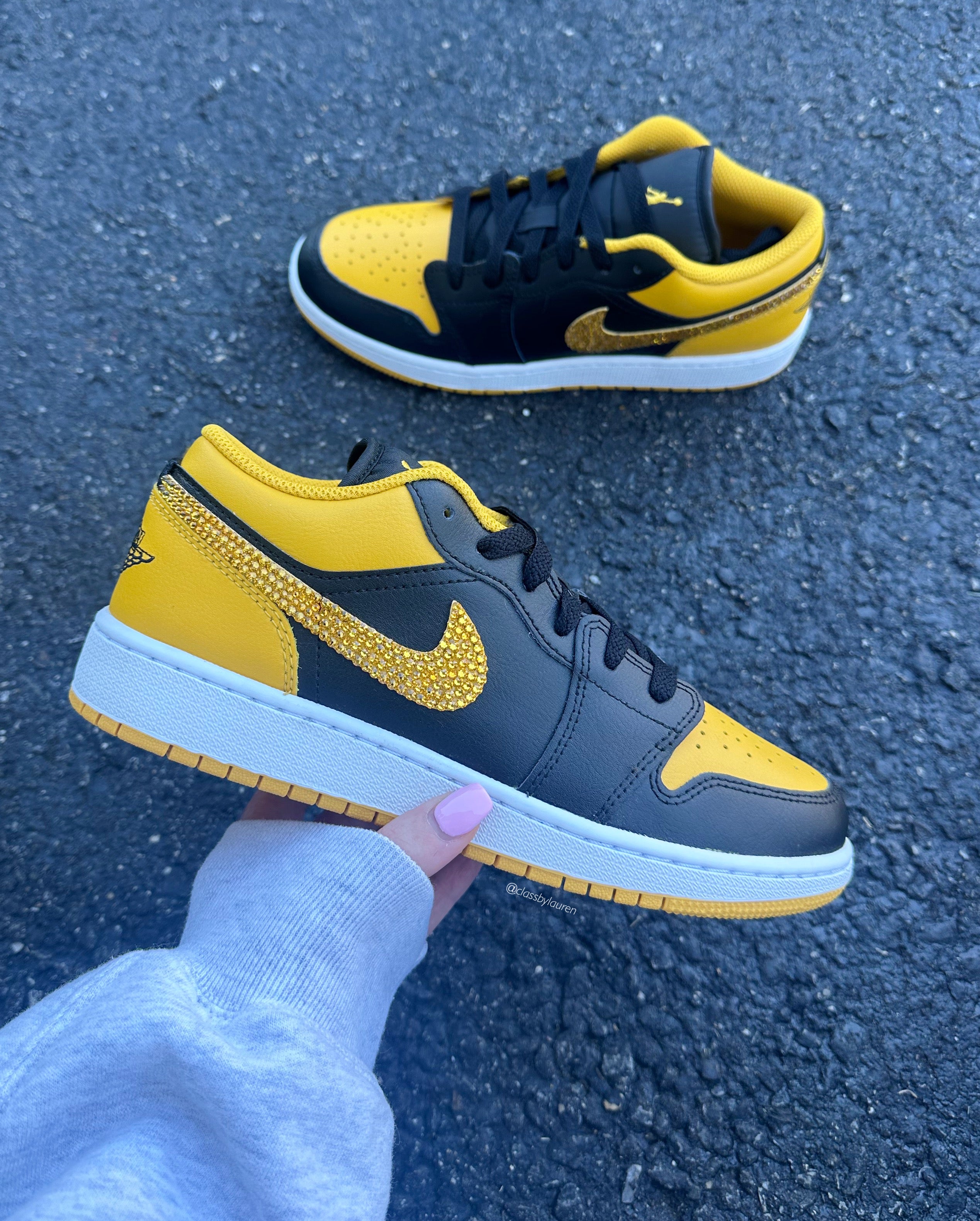 Women's Nike Air Jordan Yellow Team Pittsburgh Steelers – Class by Lauren